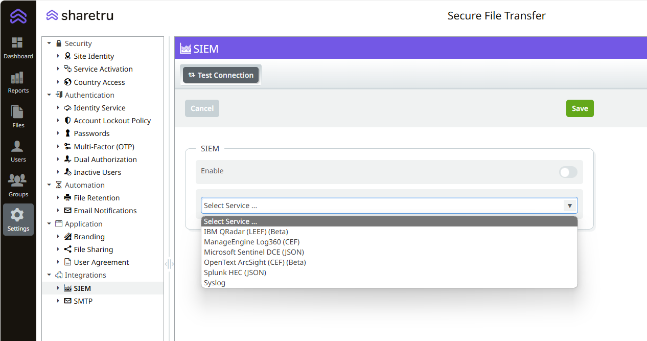 Boost Security and Compliance with SIEM Integration